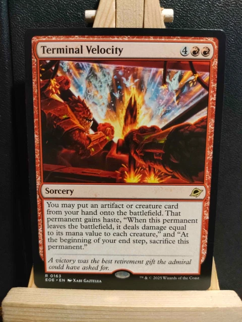 TERMINAL VELOCITY - Edge of Eternities - Rare - NM (See pics) MTG £2.84 ...