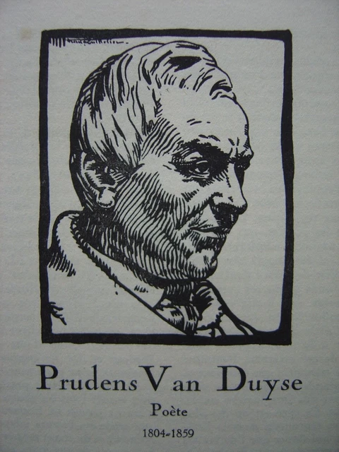 PORTRAIT ET BIOGRAPHIE de Prudens Van DUYSE Prudentius Joannes Maria ...