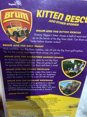 BRUM VHS VIDEO Children’s Kids Retro BRUM KITTEN RESCUE + Other Stories ...