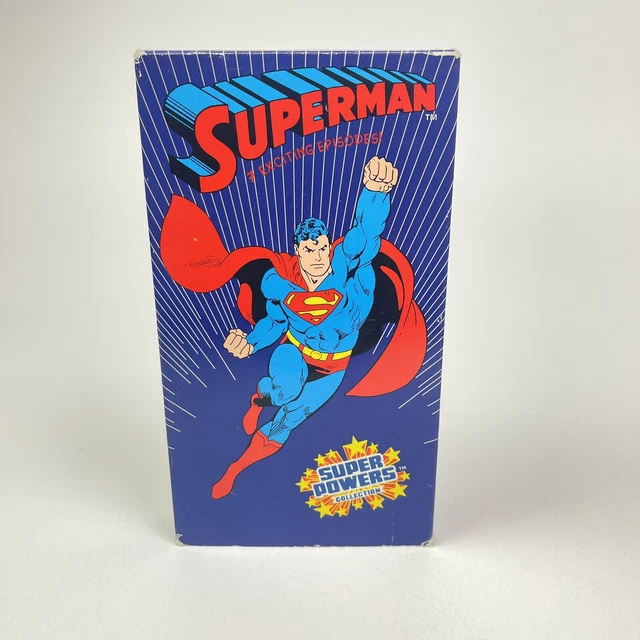 SUPERMAN SUPER POWERS Collection VHS 1985 Animated Family DC Comics ...