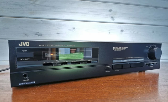 VINTAGE JVC AX-111X Stereo Amplifier - Separate Compact Amp Hi-Fi Black ...