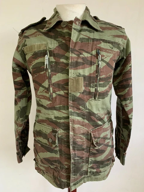 VTG OLD FRENCH F1 Pattern Lizard Jacket Foreign Legion Chad Africa ...