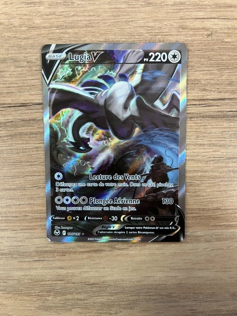 CARTE POKÉMON - Lugia V Alternative 186/195 - EB12 Tempête argentée ...