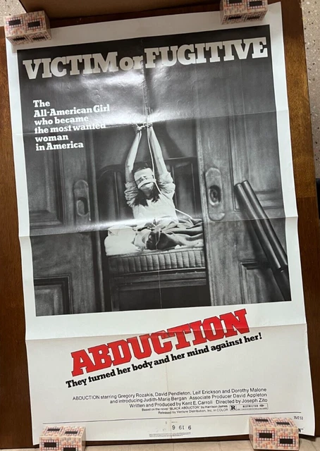 AFFICHE DE FILM ROLLED ABDUCTION 1975 27x41 JUDITH-MARIE BERGAN, DAVID PENDLETON EUR 10,94 ...