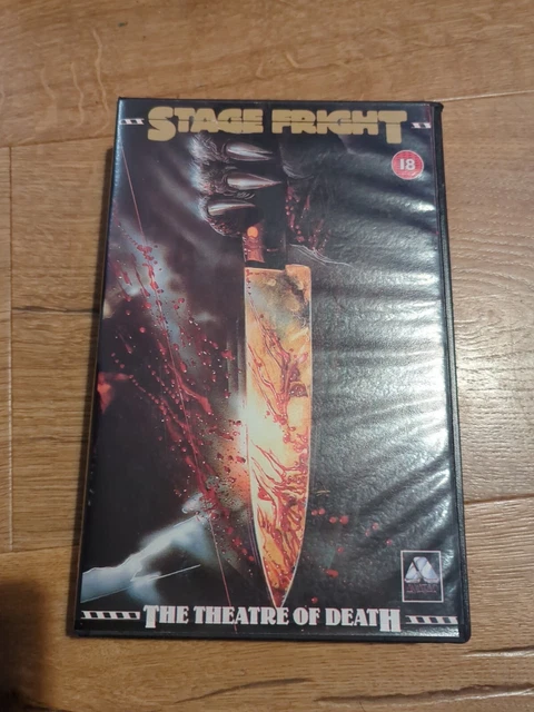 STAGE FRIGHT VHS Horror Big Box Ex Rental Video £11.99 - PicClick UK
