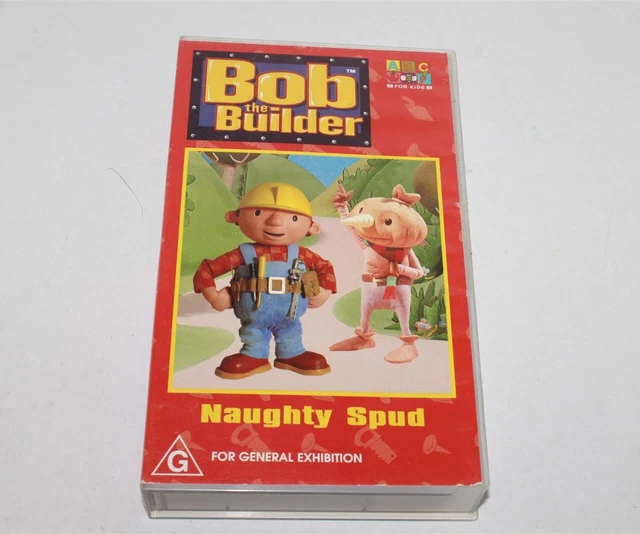 VHS BOB THE Builder NAUGHTY SPUD ABC Kids Video PAL EUR 10,82 - PicClick FR