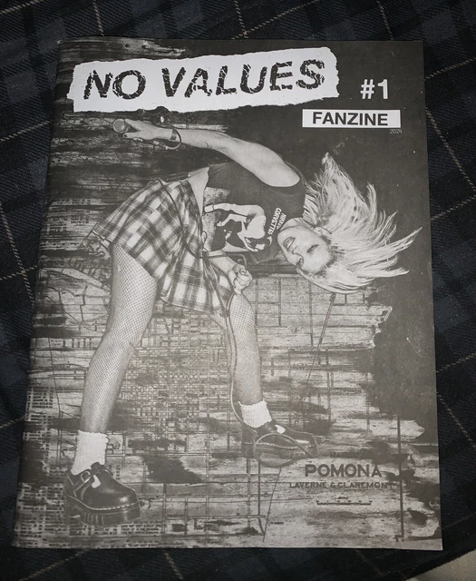 NO VALUES 2024 festival Exclusive Zine Misfits Black Flag Iggy Pop ...
