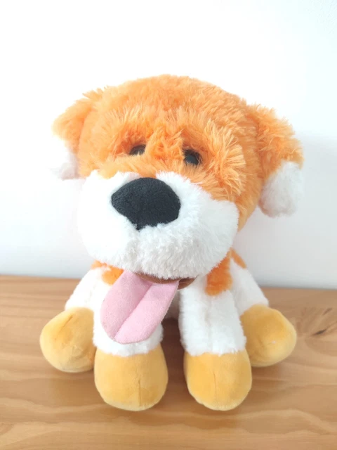 BUTLINS SKYLINE GANG Rainbow Orange White Puppy Dog Plush Soft Toy 9" £ ...