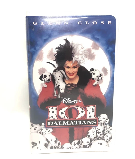 DISNEY CLAM SHELL VHS - 101 Dalmatians - Glenn Close £3.72 - PicClick UK