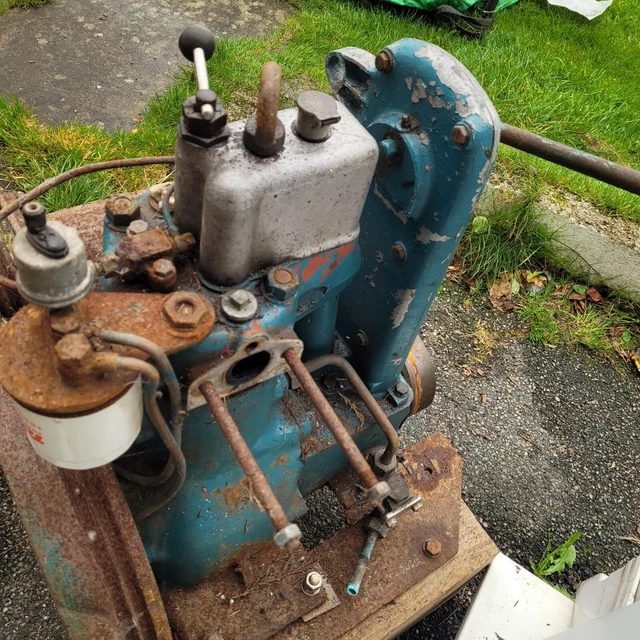 DIESEL ENGINE SABB Narrowboat Canal Boat Barge For Restoration £1,000. ...