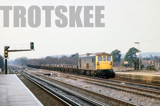 35MM SLIDE BR British Rail Electric Loco Class 73 73141 1982 Original £ ...