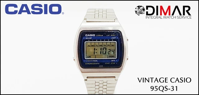 VINTAGE CASIO 95QS-31. QW.95 .japan. Chronograph. AÑO.1977 EUR 129,82 ...