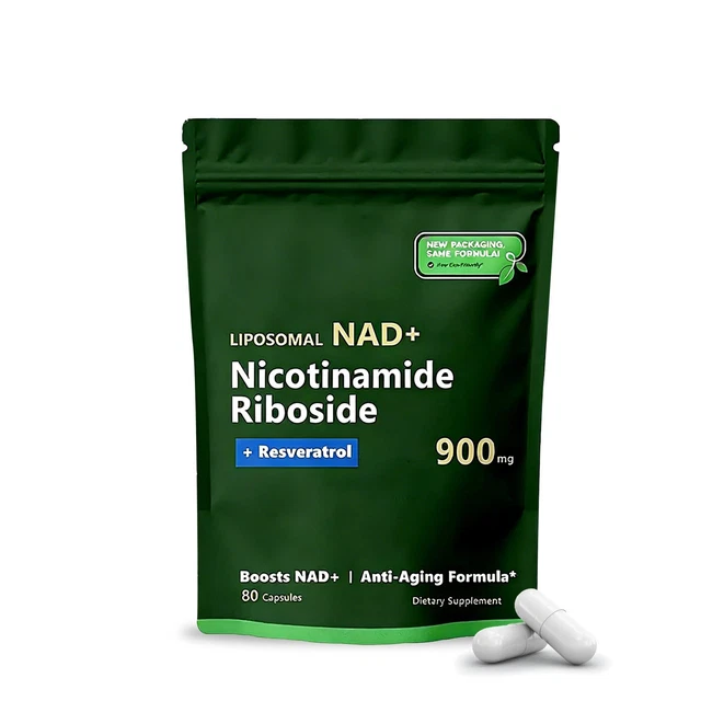 PREMIUM NAD+ BOOSTER Capsules Liposomal Resveratrol for Cellular Health ...