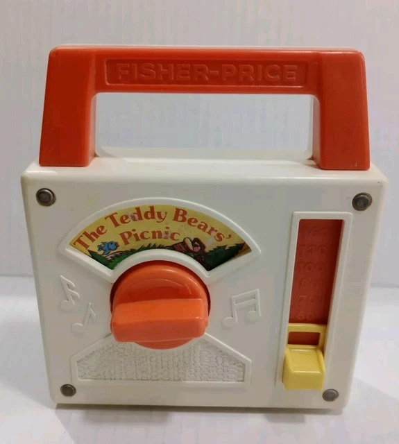 VINTAGE 1979 FISHER Price #792 The Teddy Bears Picnic Radio Music Box ...
