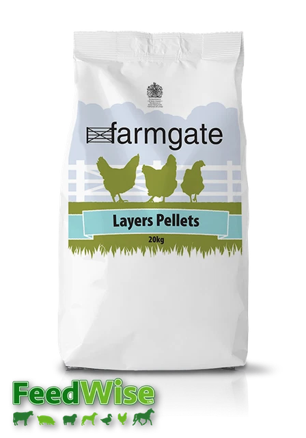 FARMGATE LAYER PELLET 20kg Poultry Chicken Hen Duck Geese £20.45 ...