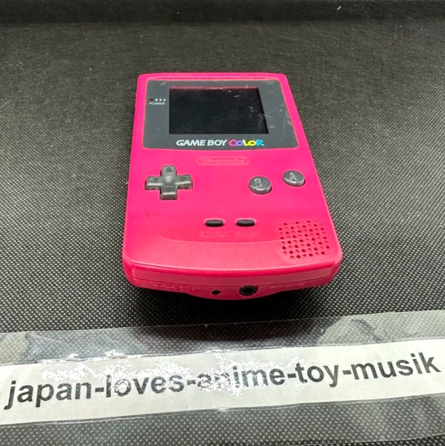 [ PLZ READ ] Nintendo Gameboy Game Boy Color Console Pink Red Berry GBC ...