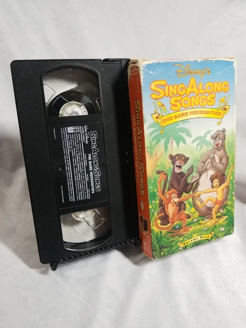 DISNEYS SING ALONG Songs - The Jungle Book: The Bare Necessities (VHS ...