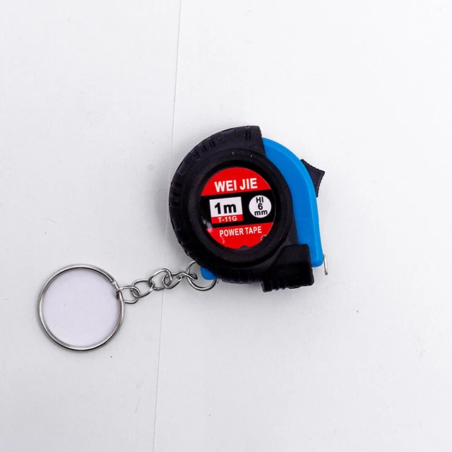 MINI TAPE MEASURE Keychain Retractable 1m Measuring Tape Meter Inch ...