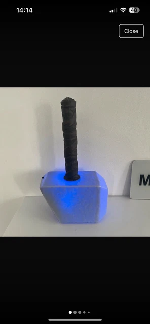 MARVEL AVENGERS THOR 3D Hammer LED Wall Night Light Decoration Mount £ ...