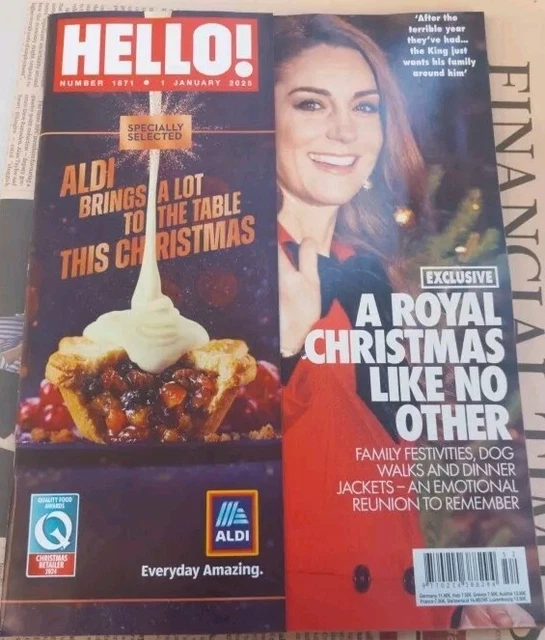 HELLO! MAGAZINE 1ST January 2025 (Christmas) - Kate Princess Of Wales ...