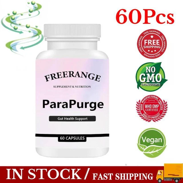 FREERANGE PARAPURGE ADVANCED Parasite Cleanser-Gut & Colon /Support ...