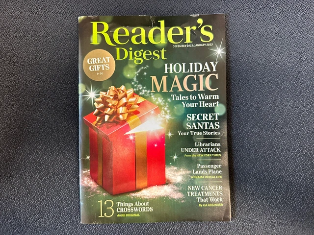 READER’S DIGEST MAGAZINE December 2022 January 2023 Issue Holiday Magic ...