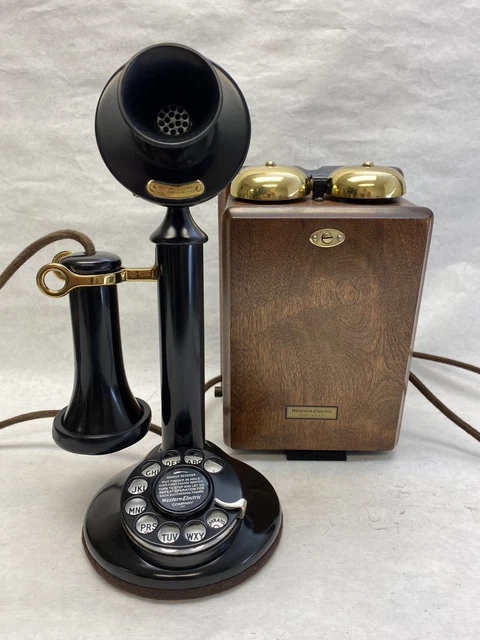 WESTERN ELECTRIC CANDLESTICK Telephone Restored Working £407.92 ...