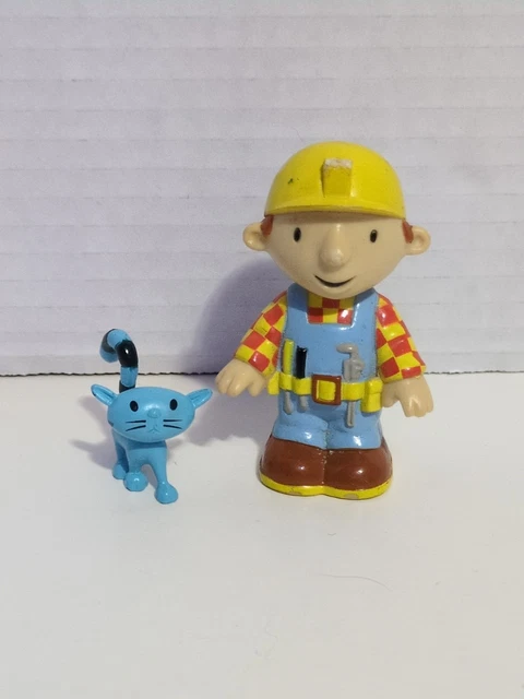 LOT OF 2 Bob The Builder Figure Toy Cake Toppers Construction Pilchard ...