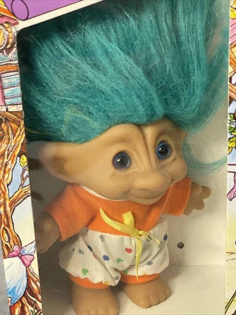 TREASURE TROLL BELLY Button Wishstone Gem Doll Figure Ace Novelty MIB ...
