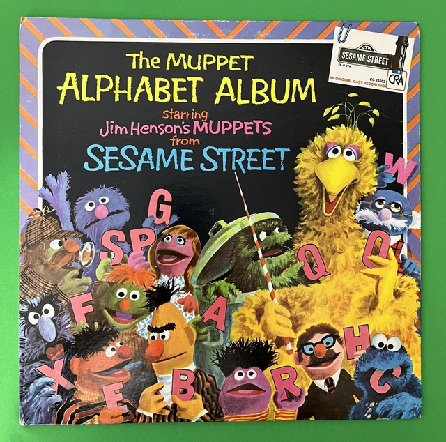 SESAME STREET - The Muppet Alphabet Album LP 1970's Jim Henson VG Vinyl ...