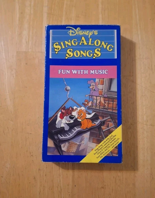 WALT DISNEYS SING Along Song Fun With Music VHS Tape Home Video £12.13 - PicClick UK