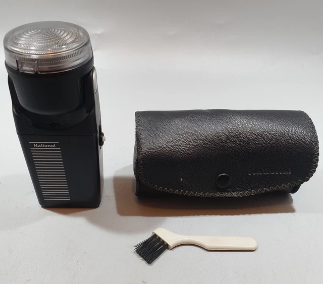 NATIONAL VINTAGE RETRO 1960's Portable Mini Shaver With Case & Brush £ ...