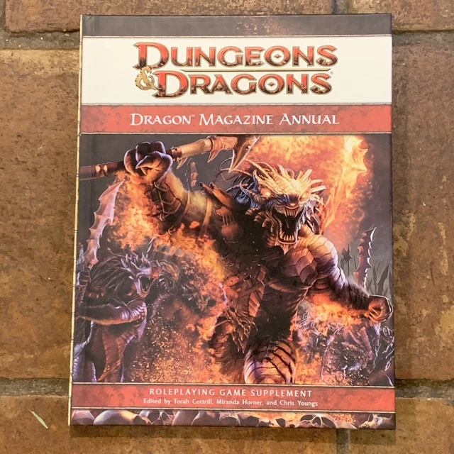 DUNGEONS & DRAGONS - Dragon Magazine Annual 4th Edition hardback First Printing £29.99 - PicClick UK