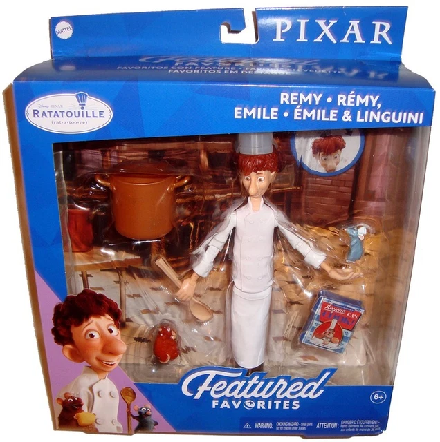 DISNEY PIXAR RATATOUILLE Remy Emile Figure Set MIB Mattel Toy Featured ...