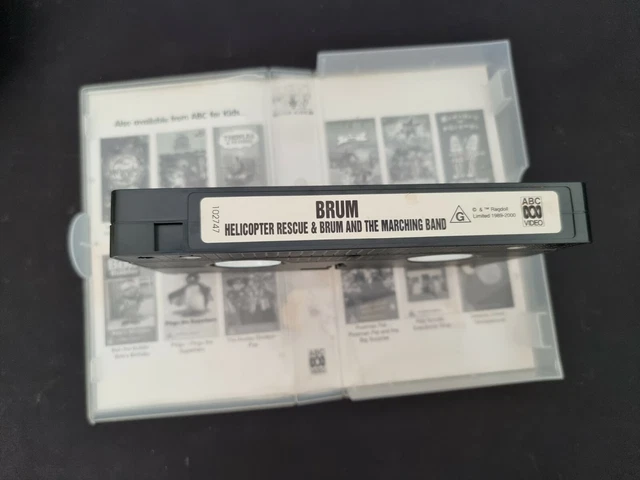 BRUM MARCHING BAND / Helicopter Rescue (2 Videos in 1) VHS Video Tape ...