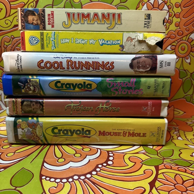 RARE VHS CARTOON/.FAMILY Movie Lot - Tiny Toons Crayola Cool Runnings ...