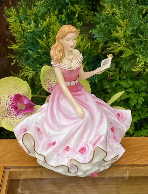 ROYAL DOULTON BRITISH Flower Ladies Rose Limited Edition Figurine ...
