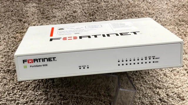 FORTINET FORTIGATE-60E NETWORK Security Firewall Fortigate 60E FG-60E ... FORTINET FORTIGATE-60E NETWORK Security Firewall Fortigate 60E FG-60E ...