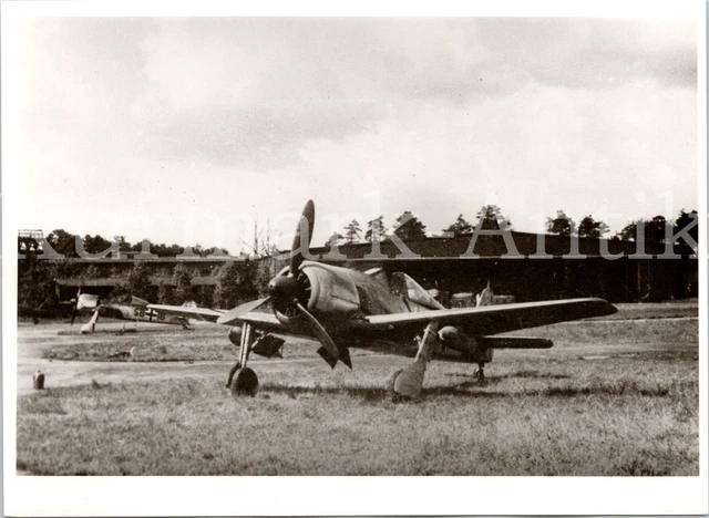 B708 FOTO WEHRMACHT Archiv Repro Luftwaffe Flugzeug Fw190 Erprobung ...
