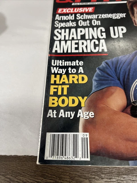 JOE WEIDER'S MUSCLE & Fitness Magazine SEP 1992 Arnold Schwarzenegger ...