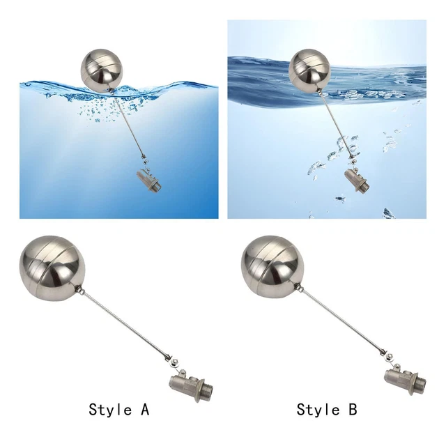 FLOATING BALL VALVES Float Valves Flow Control Float Sensor Valves Spare Parts £15.85 - PicClick UK
