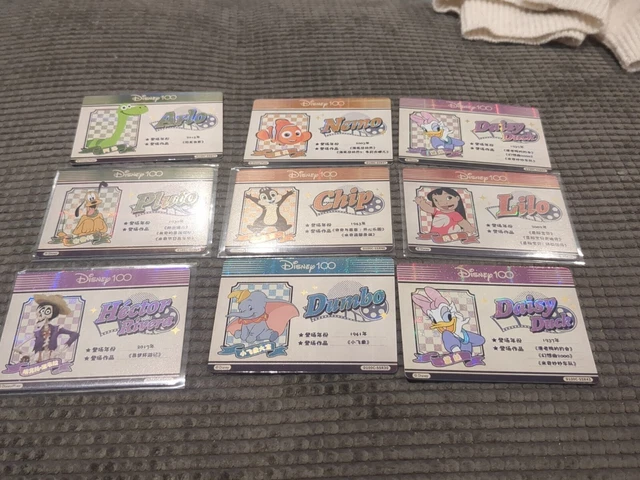 CARD.FUN DISNEY'S 100TH anniversary Carnival Disney ID Cards- 9 Cards £ ...