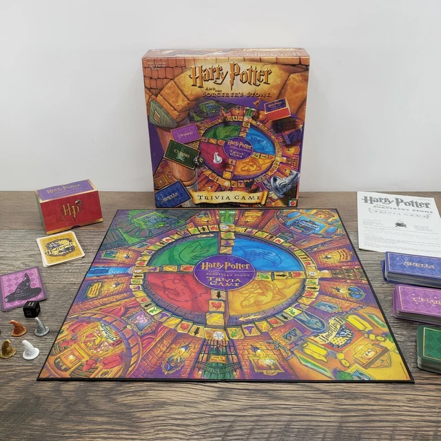 HARRY POTTER AND The Sorcerers Stone Trivia Board Game Complete £12.59 ...