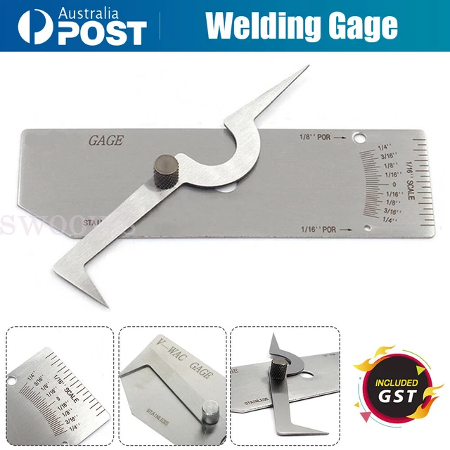 1PC PRECISION STAINLESS Steel Weld Gauge Undercut Depth Gage Measuring ...