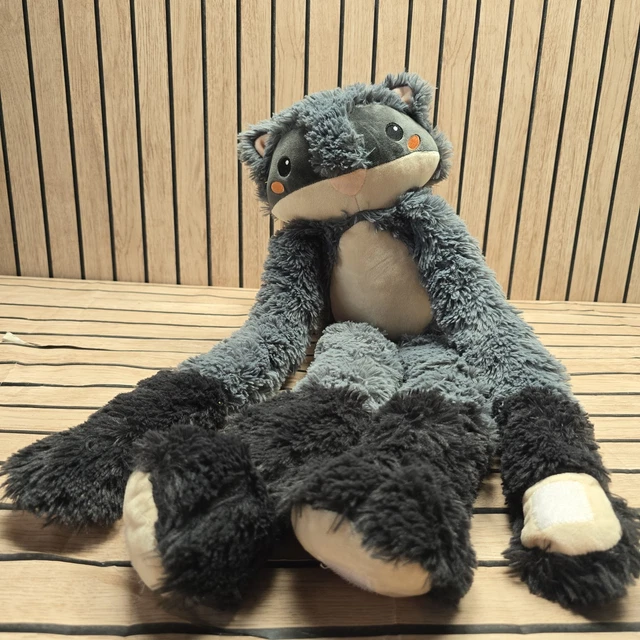 LARGE WEIGHTED LONG Arm Raccoon Plush Animal Floppy Soft Toy Plush ...