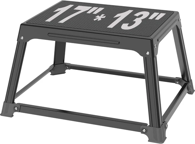 METAL PLYOMETRIC JUMPING Box 12 Inch with 17 * 13 Inch Surface Steel ...