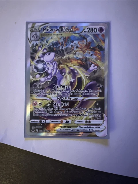 POKÉMON TCG MEWTWO VSTAR Crown Zenith: Galarian Gallery GG44/GG70 ...