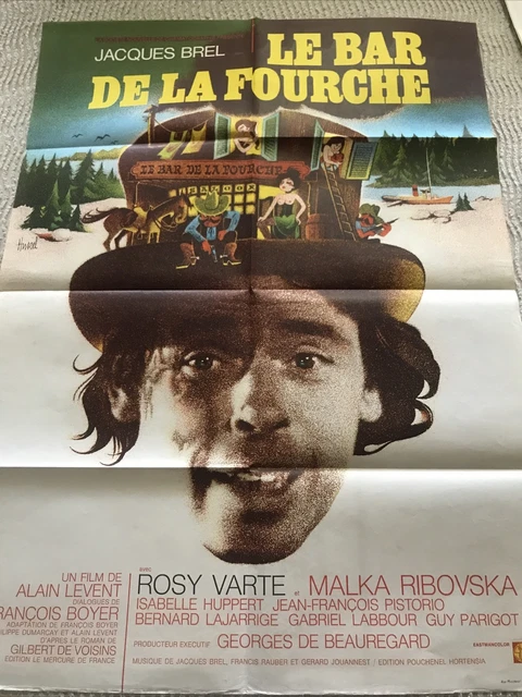 AFFICHE CINEMA LE BAR DE LA FOURCHE BREL 80x60 GAILLARD 1972 HUREL EUR 4,05 - PicClick FR