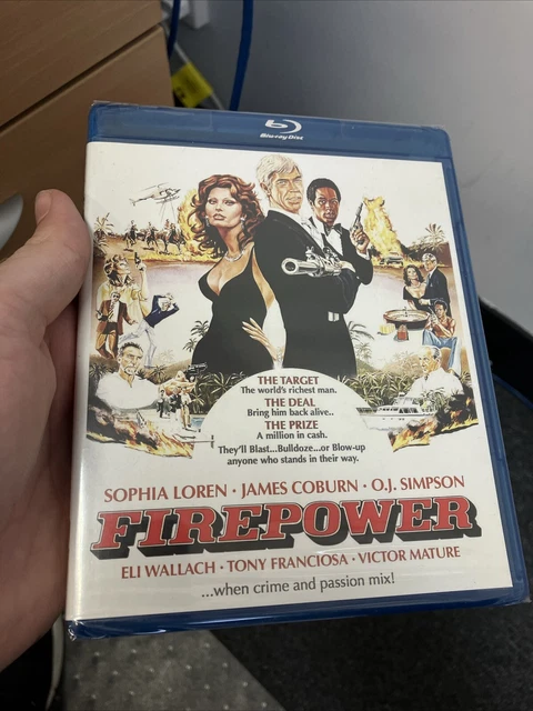 FIREPOWER (BLU-RAY 1979) [Scorpion Releasing] Sophia Loren OJ Simpson ...