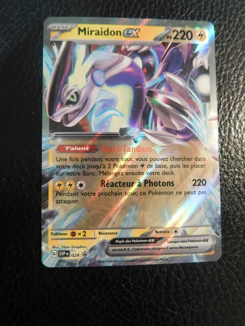CARTE POKÉMON MIRAIDON EX SVP028 Promo Ecarlate & Violet FR NEUF EUR 3 ...